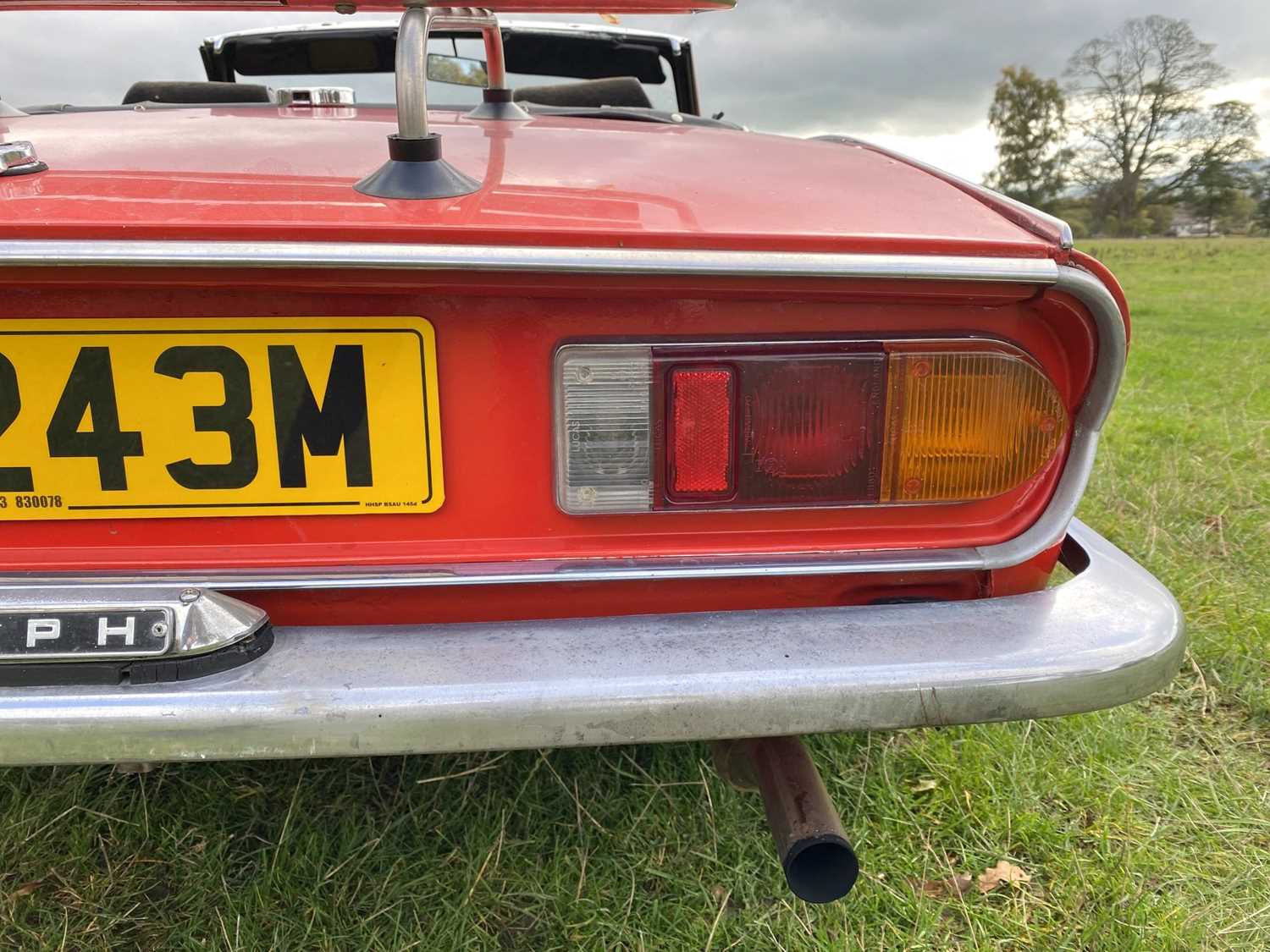 Lot 1 - 1973 Triumph Spitfire IV