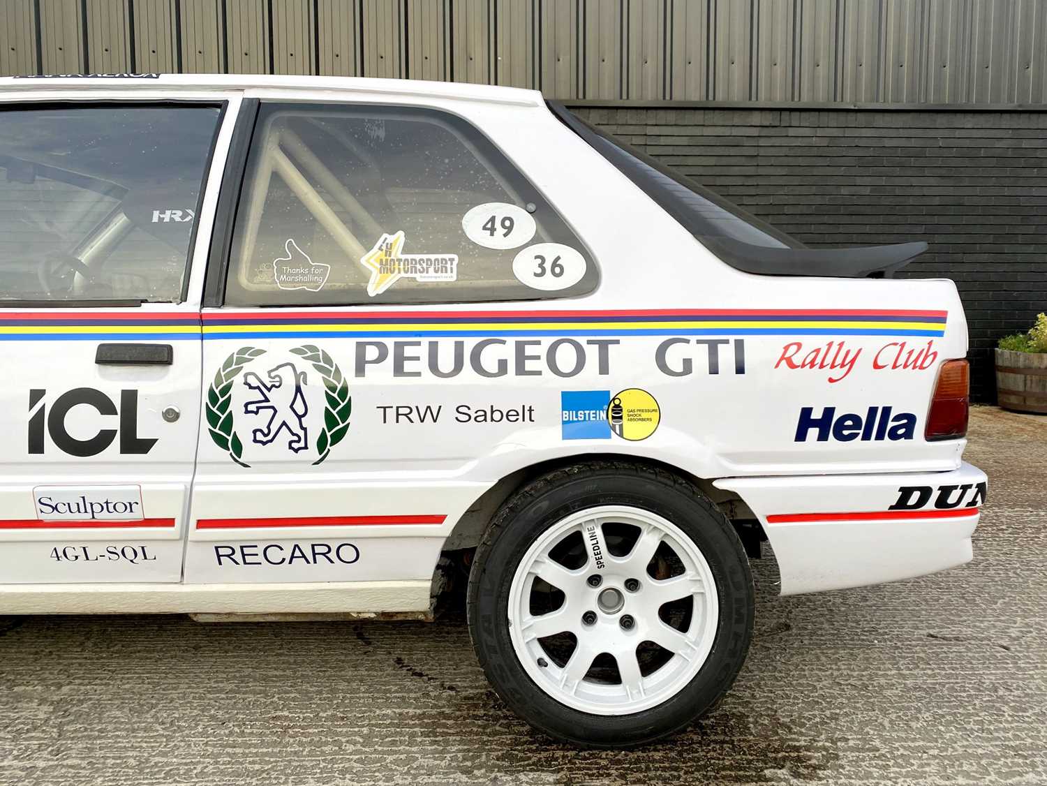 Lot 74 - 1987 Peugeot 309 GTi Group N Rally Car